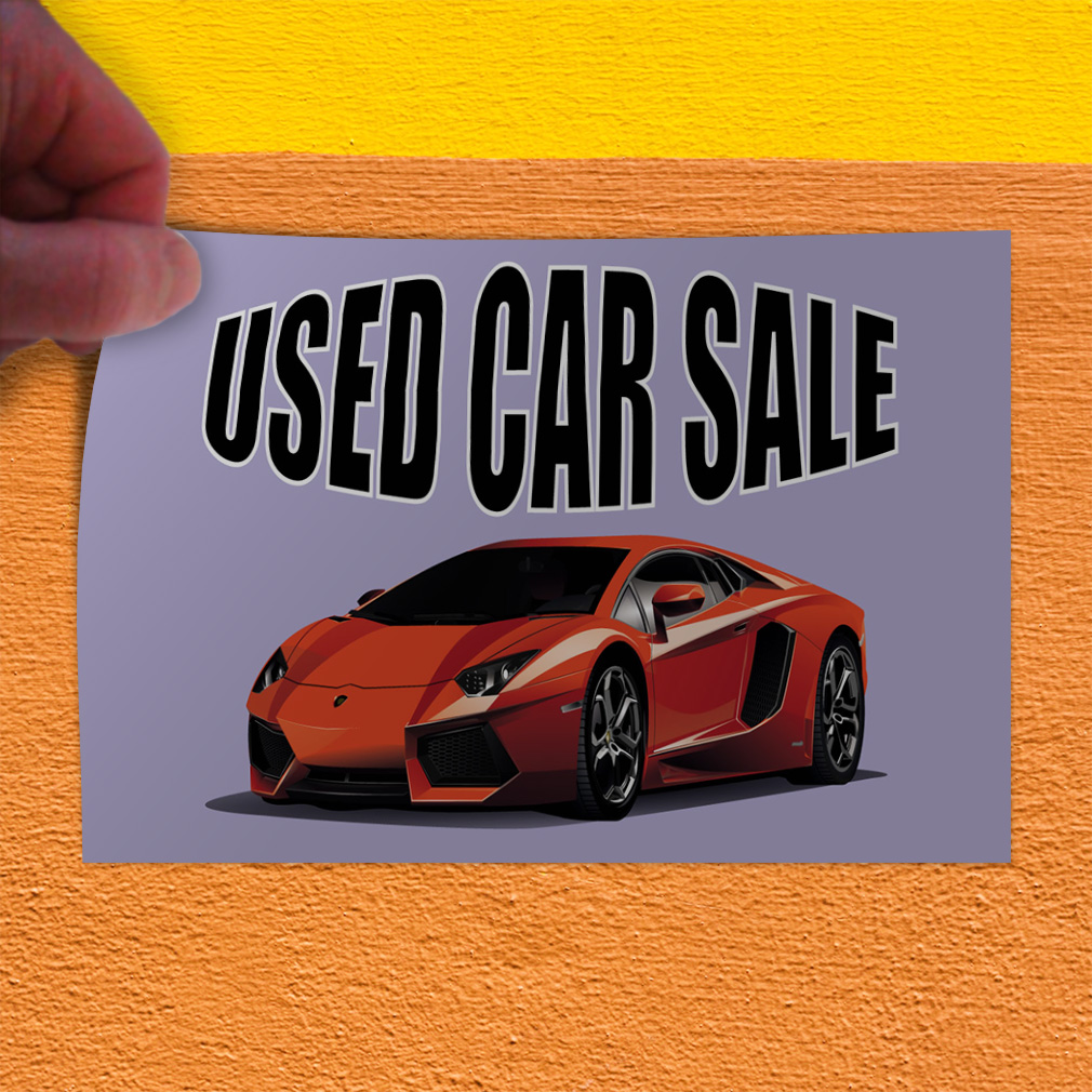 Decal Stickers Used Car Sale Red Auto Repair Shop Vinyl Store Sign ...