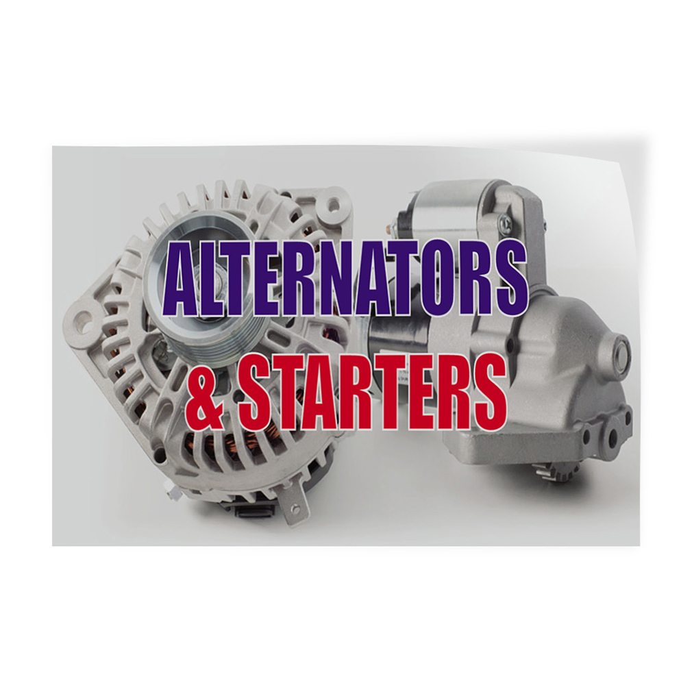 Decal Stickers Alternators & Starters Advertising Printing Store Sign ...