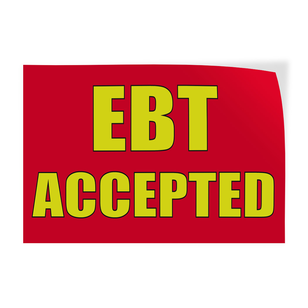 Decal Stickers Ebt Accepted Outdoor Advertising Printing Vinyl Store ...