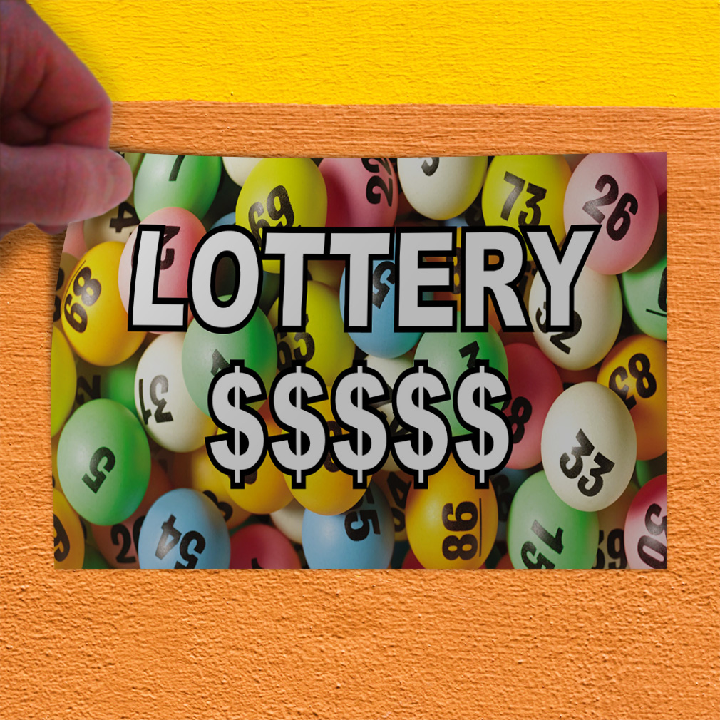 Decal Stickers Lottery $$$$ Red Vinyl Store Sign Label Business | eBay