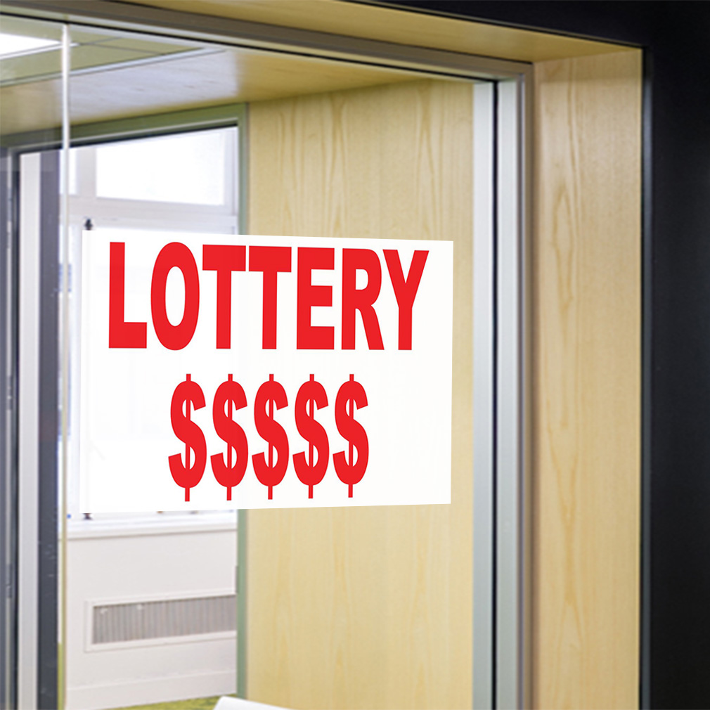 Decal Stickers Lottery $$$$ Red Vinyl Store Sign Label Business | eBay
