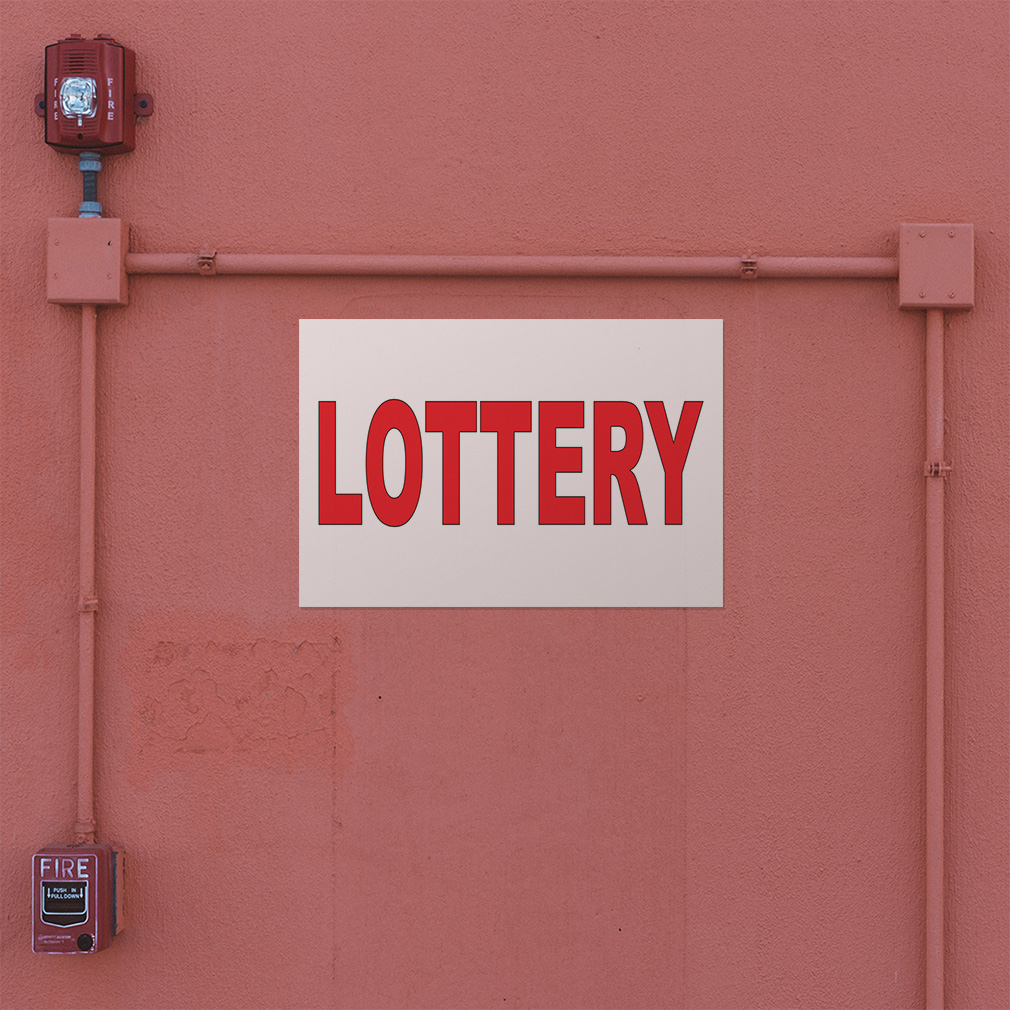 Decal Stickers Lottery Red Vinyl Store Sign Label Business | eBay